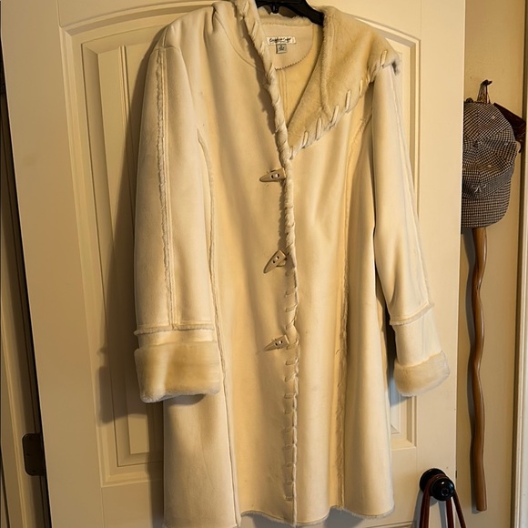Coldwater Creek | Jackets & Coats | Vintage Shearling Coat In Cream ...